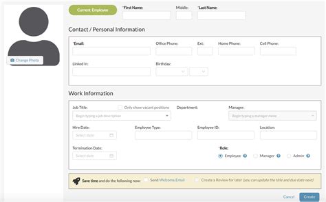Create Add A New Employee Or Manager Threads