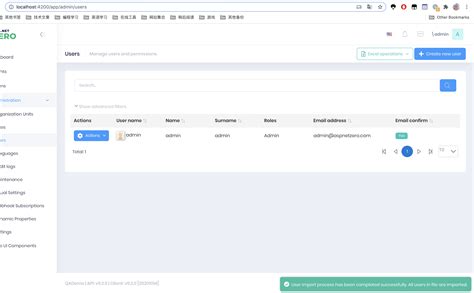 Import Users From Excel Throws Null Exception Support Center ASP NET Zero Support