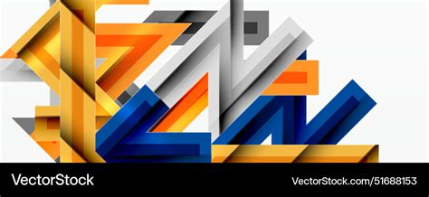 Line Zig Zag Dynamic Geometric Abstract Background