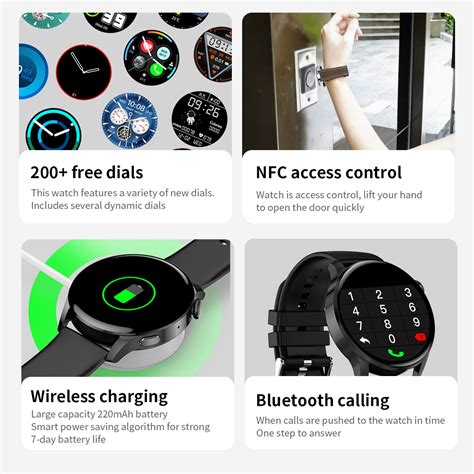 Gw69 스마트 워치 Bt 통화 지원 심박수 혈압 혈액 산소블랙 실리콘 스트랩 블랙