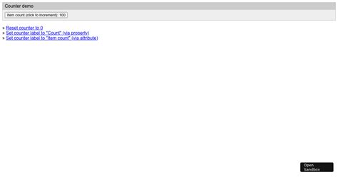 Crank Webcomponent Demo Codesandbox