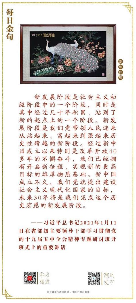 每日金句海报新发展阶段是我们党带领人民迎来从站起来富起来到强起来历史性跨越的新阶段 搜狐大视野 搜狐新闻
