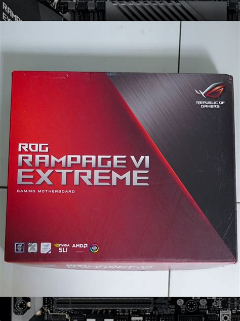 Jual Rog Rampage Vi Extreme Motherboard Intel X299 Chipset Lga 2066 Socket Nego Shopee