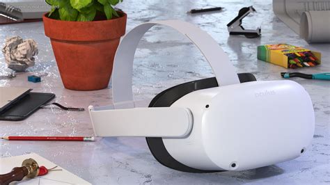 Oculus Quest 2 Standalone Vr Headset With Controllers 3d Model 69 3ds Blend C4d Fbx Max