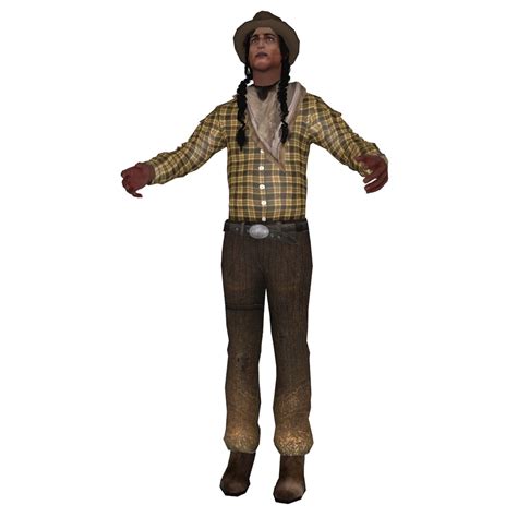 인디언 와일드 웨스트 3d 모델 65 Max Free3d