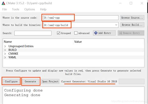 win10 vs2019配置yaml cpp库 vs2019 yaml cpp库release csdn博客