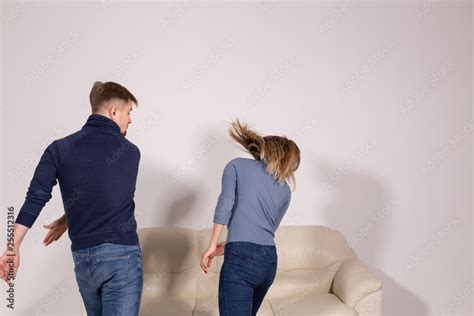 Man Hitting Woman