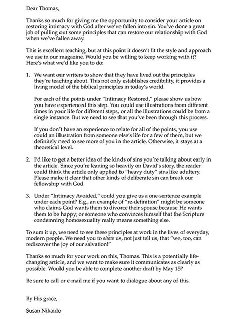 Rewrite Request Letter Magazine Training International