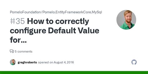 how to correctly configure default value for current timestamp · issue 35 · pomelofoundation