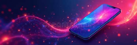 Dynamic Website Graphics Innovative App Design Development Technology Modern Stock Illustration