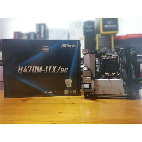 เมนบอร์ดmainboard Asrock H470m Itxac Socket1200 Shopee Thailand