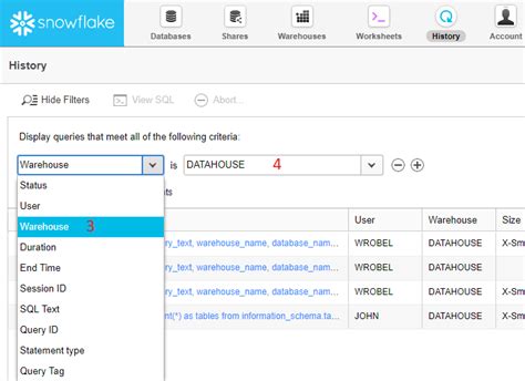 Find Queries Executed In Specific Warehouse In Snowflake Snowflake