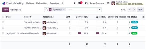Email Marketing In Odoo Odoo V Enterprise Edition Book