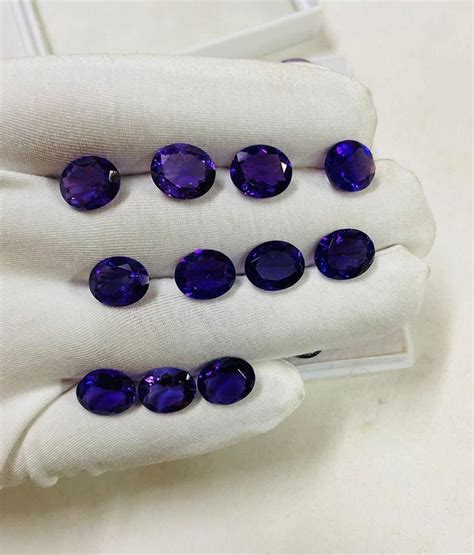 Oval Excellent Blue Amethyst Gemstone For Jewellery Rs 80 Carat Id