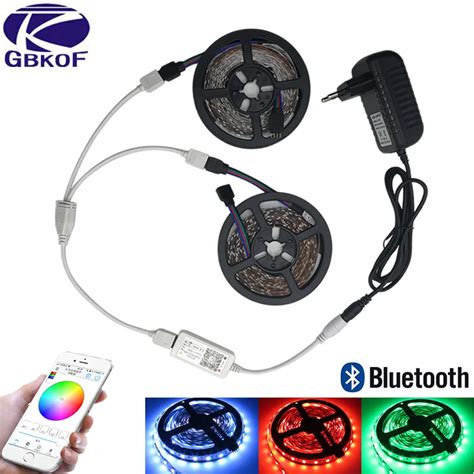 Aliexpress Buy Bluetooth Control RGBWW RGBW Led Strip Light Waterproof M M Flexible Led