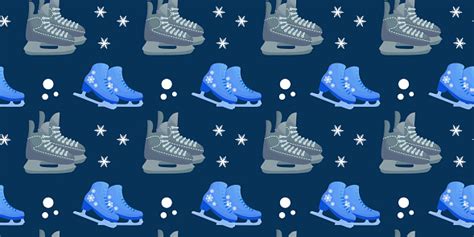 완벽 한 겨울 배경입니다 하키와 피겨 스케이팅을 위한 아이스 스케이트 겨울 스포츠 벡터 1월에 대한 스톡 벡터 아트 및 기타 이미지 Istock