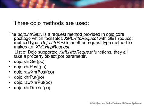 Ppt Ajax Toolkits Dojo And Jquery Powerpoint Presentation Free