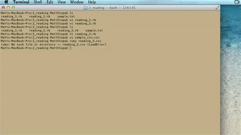 Ruby Files Part 3 Reading Csvs Youtube