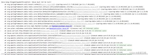 java lang illegalargumentexception value must not be null报错 csdn博客