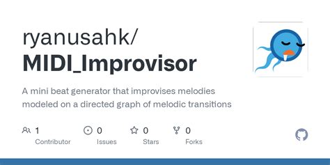Github Ryanusahkmidiimprovisor A Mini Beat Generator That Improvises Melodies Modeled On A
