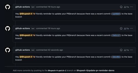 Update Pr Reminder Action · Actions · Github Marketplace · Github