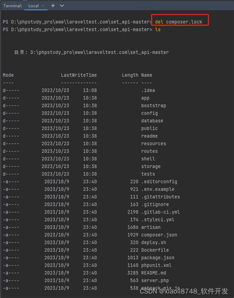 Laravel框架介绍二 打开站点：autoloadphp报错laravel Helpersphp 添加 Autoload 无效