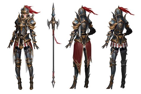 欧美女骑士设定