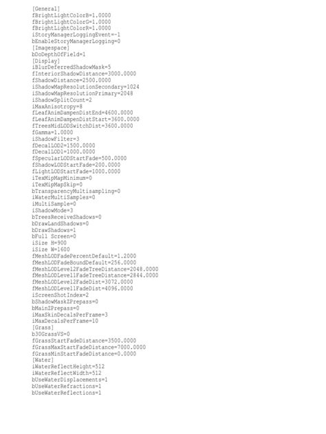 Default Skyrimprefs Ini Install Folder Skyrim Pdf