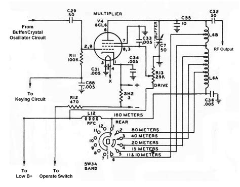 The Johnson Viking Ranger Buffer Multiplier Schematic Diagram And Circuit Description