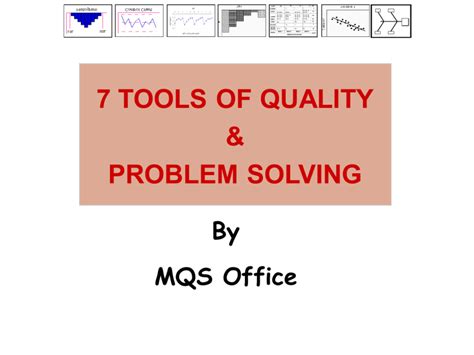 7 Tools Of Quality And Problem Solving