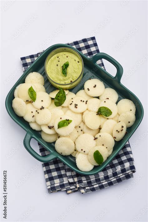 Mini Idli Is The Smaller Version Of Soft And Spongy Round Shaped