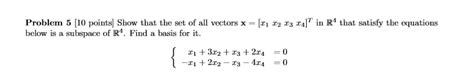 solved problem 5 [10 points show that the set of all