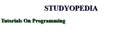 Css Text Properties Studyopedia