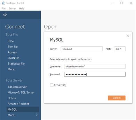 Connect From Tableau Desktop MongoDB Connector For BI