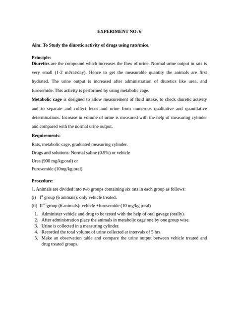 Experiment No 6 Pdf