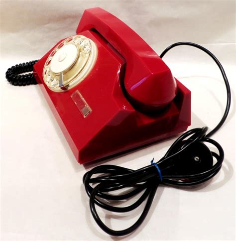 Дисковый телефон ТА-72 СССР красный – купить в Москве, цена 1 500 руб ...