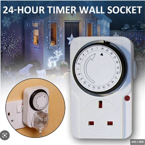 1120 Sirim Timer Switch Socket 24 Hours Analog Programme Programmable 3