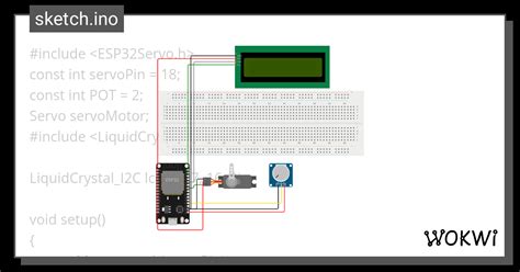 Servomotor Wokwi ESP32 STM32 Arduino Simulator