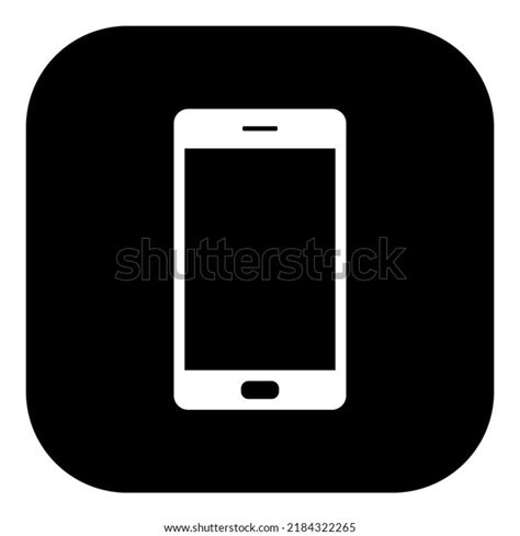 Smartphone App Icon On White Stock Vector Royalty Free 2184322265 Shutterstock