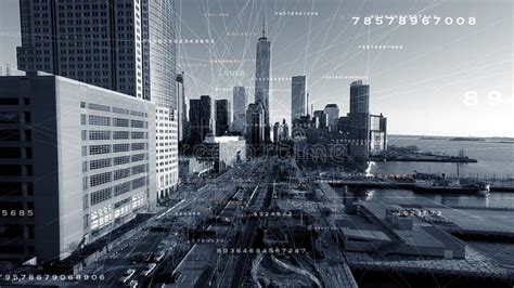 Digital Transformation Of Smart City Wireless Data Code Network System