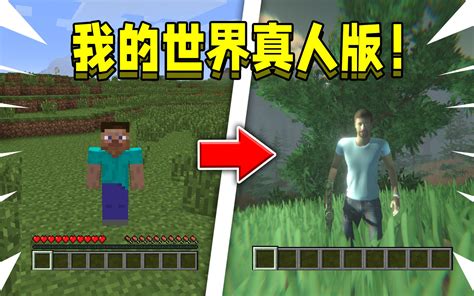 当开局在我的世界真人版！变成真人史蒂夫！哔哩哔哩bilibili我的世界