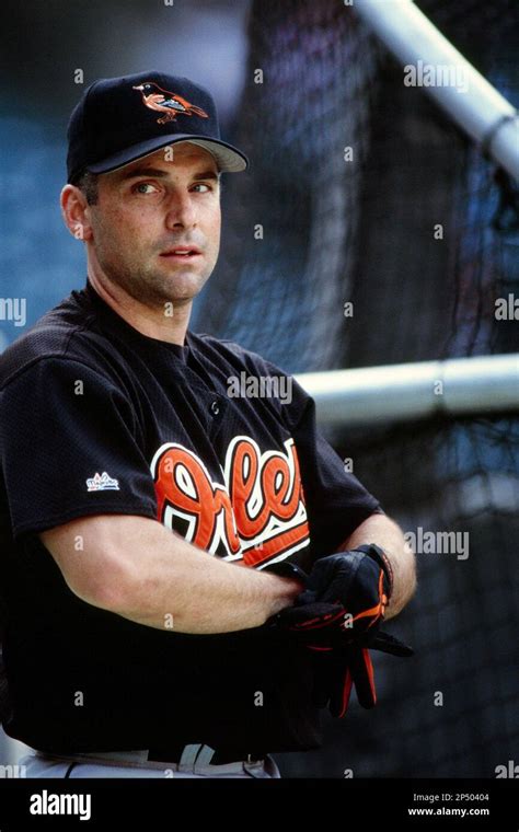Mike Bordick Of The Baltimore Orioles During A Game Against The Anaheim