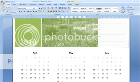 Peluang Usaha Cara Membuat Calender Dengan Ms 2007