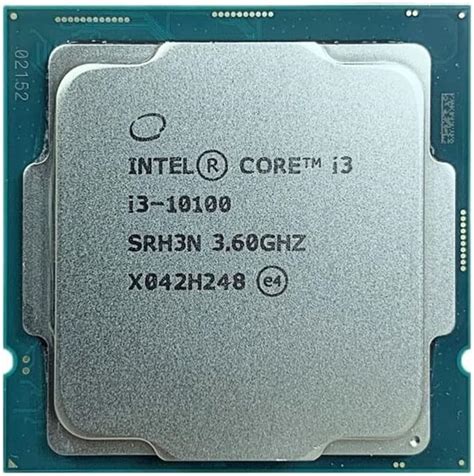 Amazon Intel Core I3 10100 I3 10100 3 6 Ghz 使用 4 コア 8 スレッド Cpu プロセッサー L2 1m L3 6m 65w Lga