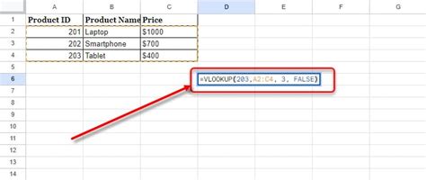 How To Use Vlookup In Google Sheets