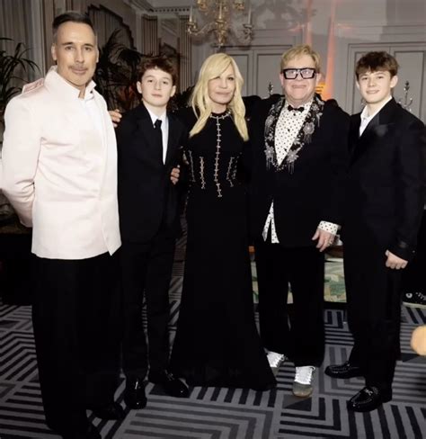 Elton Johns Rarely Seen Sons Zachary And Elijah Steal The Spotlight At