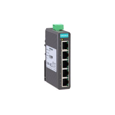 MOXA 5 Port Entry Level Unmanaged Ethernet Switches ControlsDirect