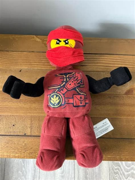 LEGO NINJAGO KAI Red Ninja Minifigure Plush Soft Toy Doll Teddy PicClick UK
