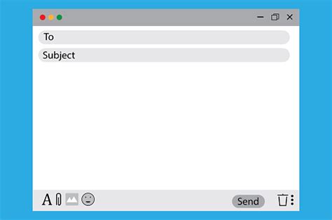 이메일 메시지가 있는 배너입니다 메일 창 템플릿입니다 사용자 인터페이스 격리된 텍스트 상자입니다 스톡 이미지 Eps 10 0명에 대한 스톡 벡터 아트 및 기타 이미지