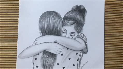 Pencil Art Of Friendship